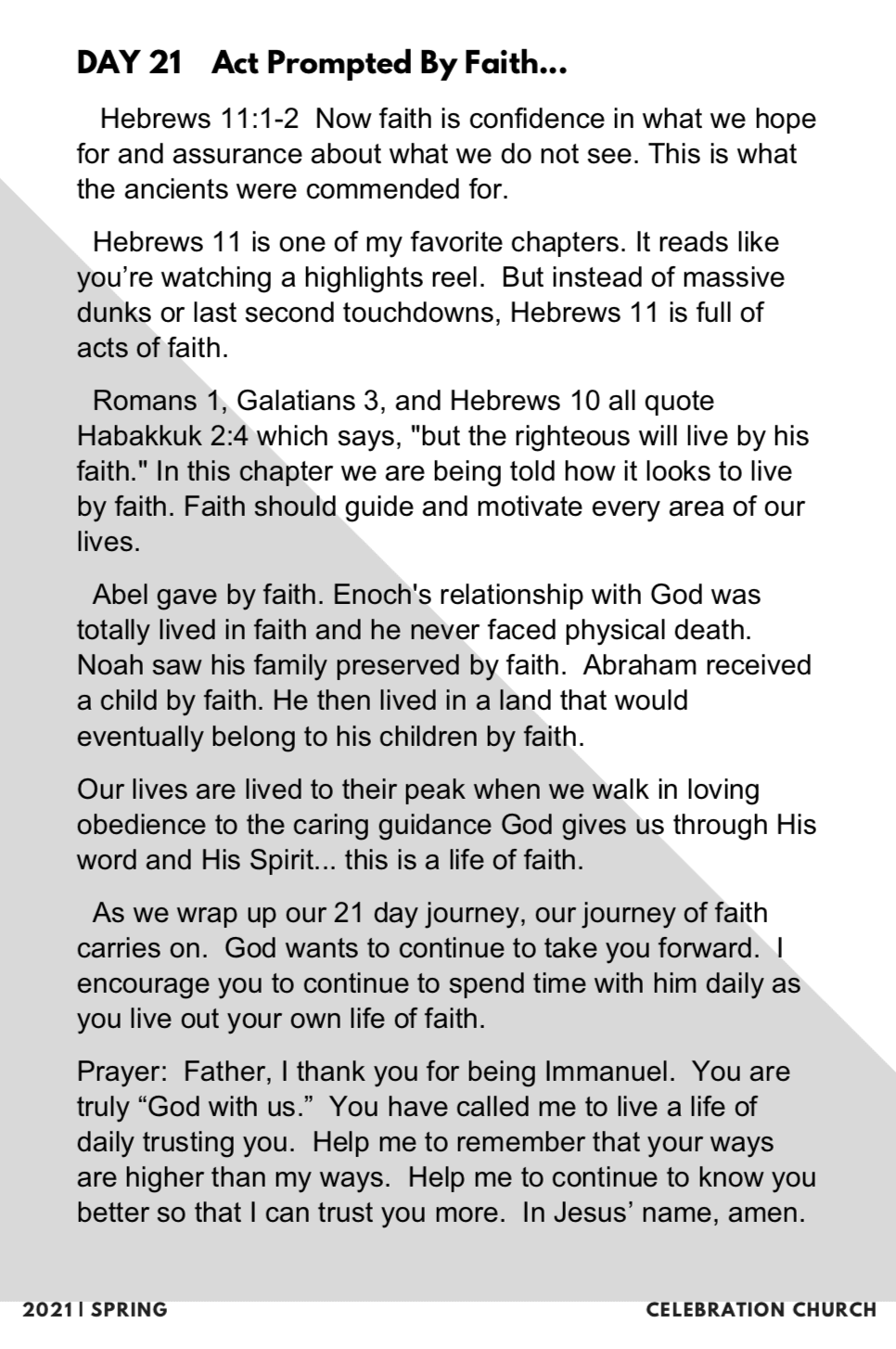 21 days of fasting guide