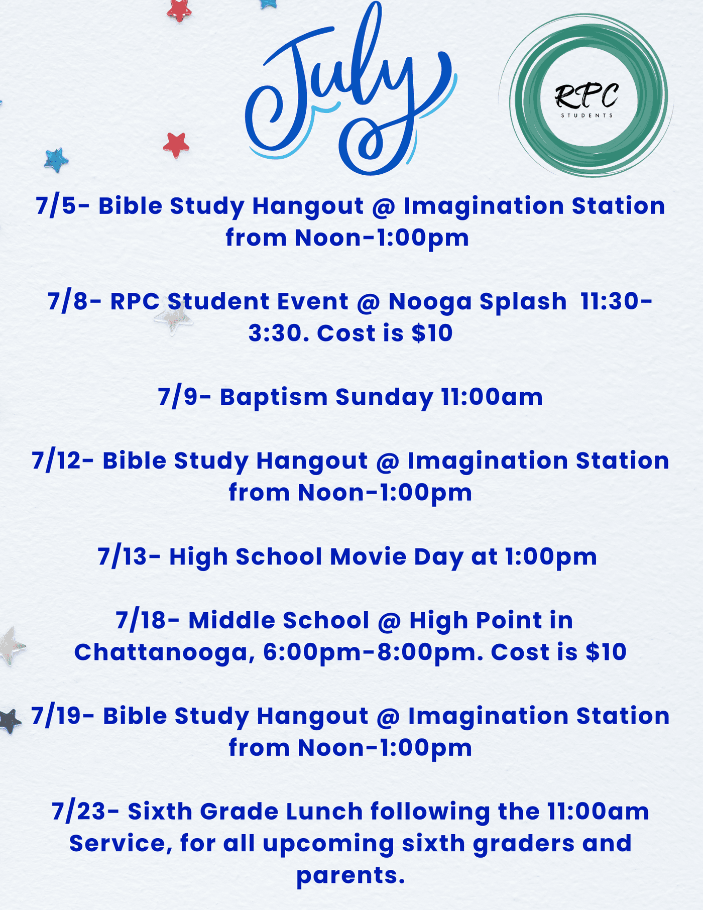 Student Ministry - Redemption Point Church